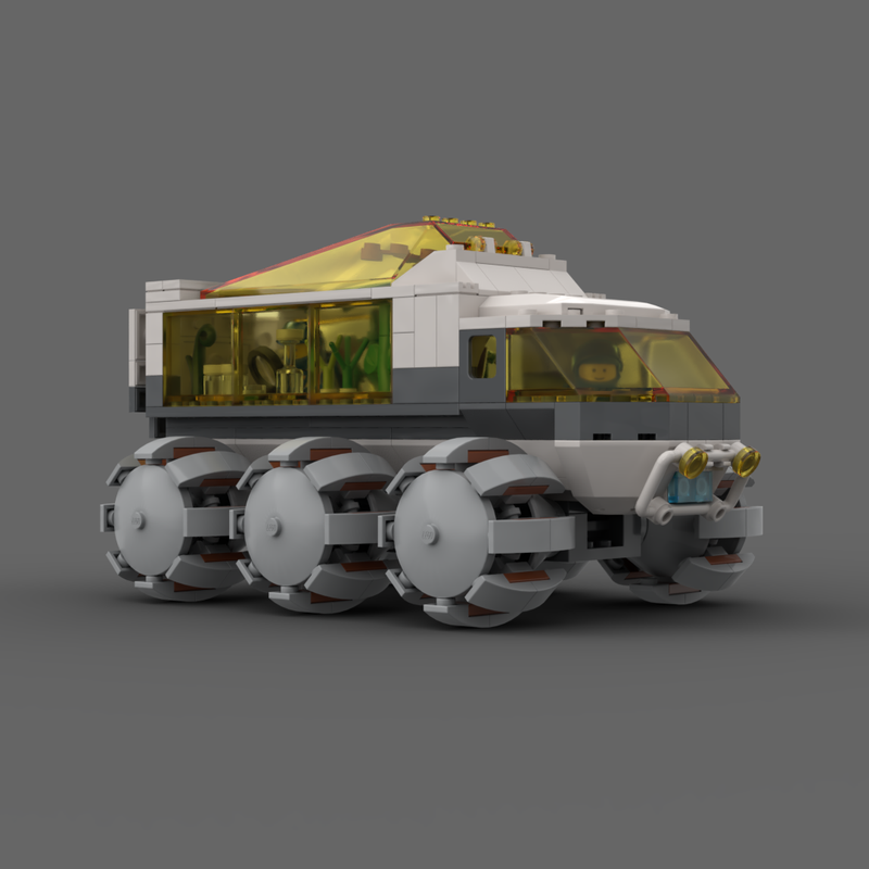 LEGO MOC Mobile Lab Rover by joey_bricks_things | Rebrickable - Build ...