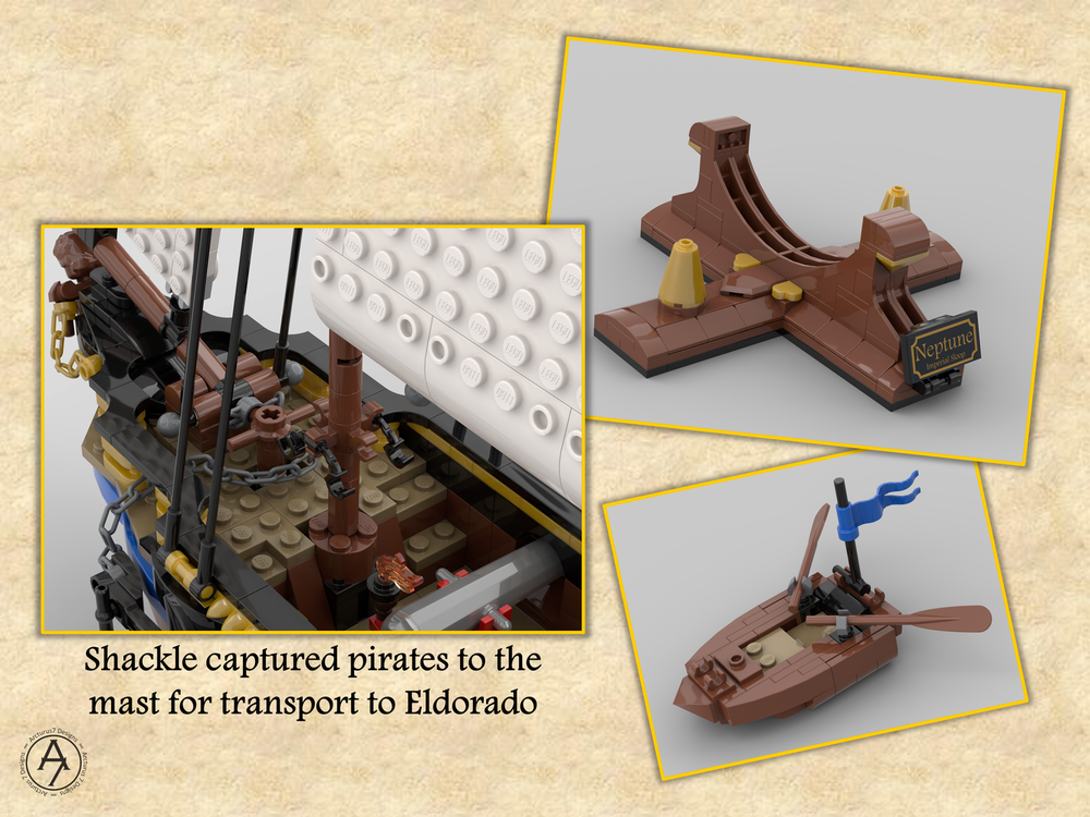 LEGO MOC Imperial Sloop 'Neptune' by Arcturus7 | Rebrickable - Build ...