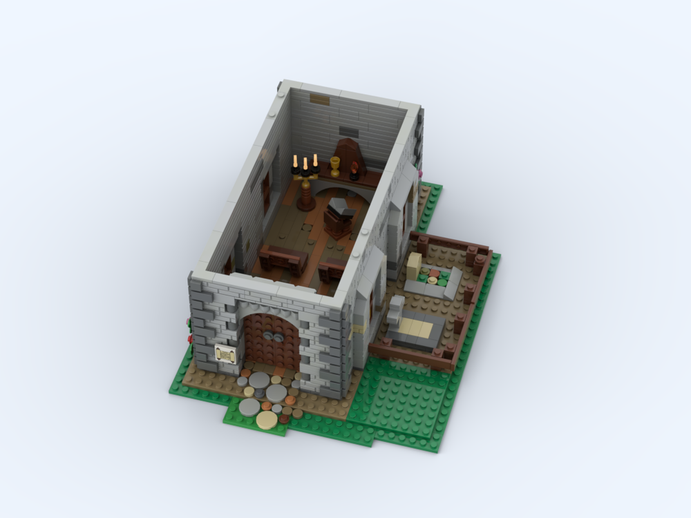 Lego Moc Medieval Church By Setsmocsfigures Rebrickable Build