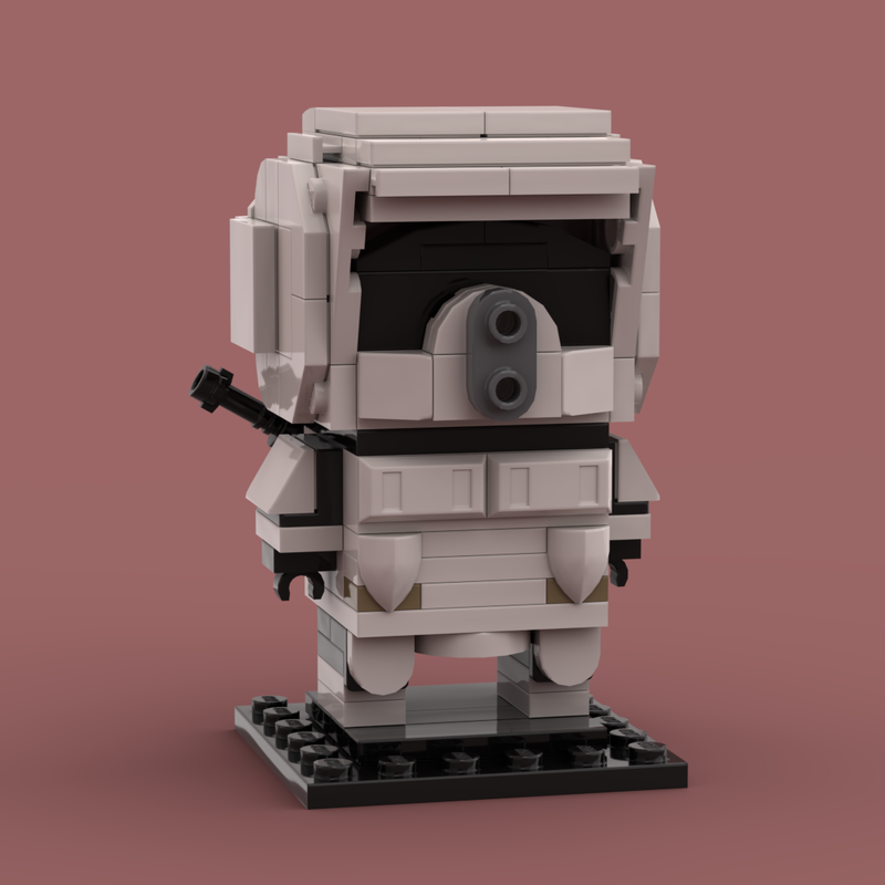 LEGO MOC Scout Trooper Brickheadz by Ant0noo | Rebrickable - Build with ...