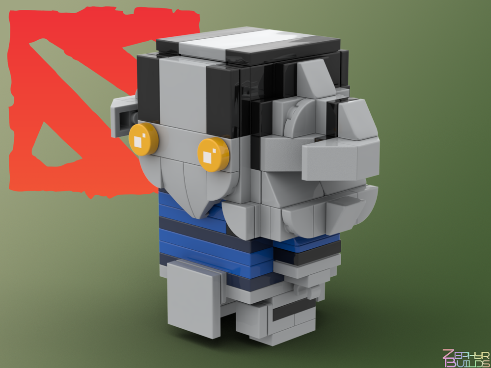 LEGO MOC DOTA 2 Sven the Rogue Knight Brickheadz by ZephyrBuilds ...