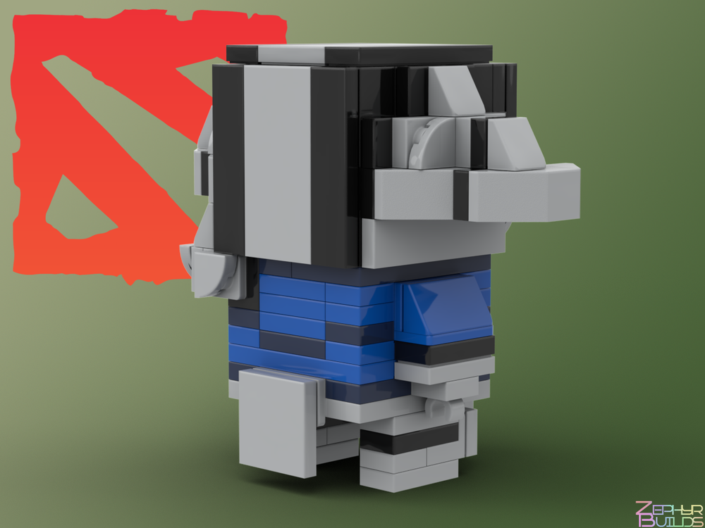 LEGO MOC DOTA 2 Sven the Rogue Knight Brickheadz by ZephyrBuilds ...