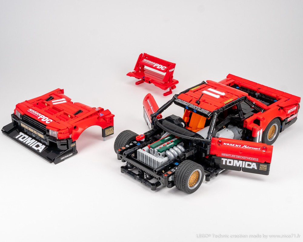 LEGO MOC Nissan Skyline Super Silhouette (KDR30) by Nico71 ...