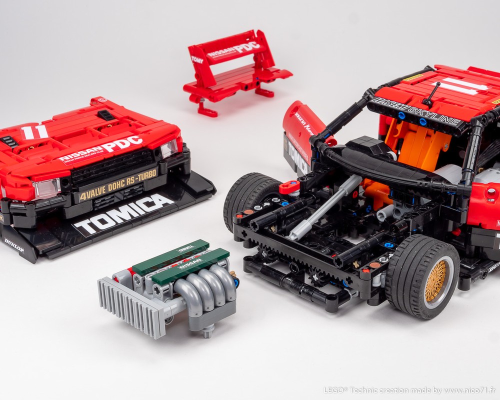 LEGO MOC Nissan Skyline Super Silhouette (KDR30) by Nico71 ...