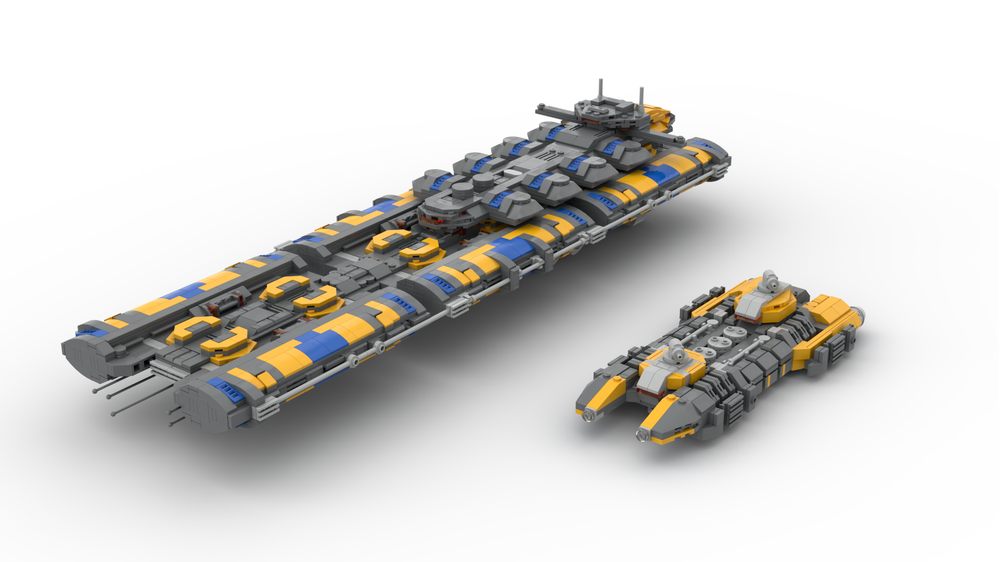 LEGO MOC Orca - O.R.E Mining Vessel by Blockwise | Rebrickable - Build ...