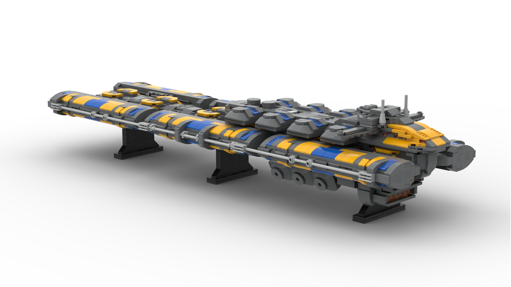 LEGO MOC Orca - O.R.E Mining Vessel by Blockwise | Rebrickable - Build ...