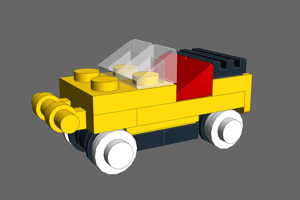 LEGO MOC Micro Scale - Off-Road 4x4 5510 by jurhuisman | Rebrickable ...