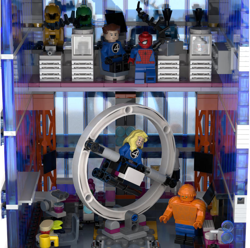 LEGO MOC Fantastic 4 Modular Baxter Building - Classic Space Academy by ...