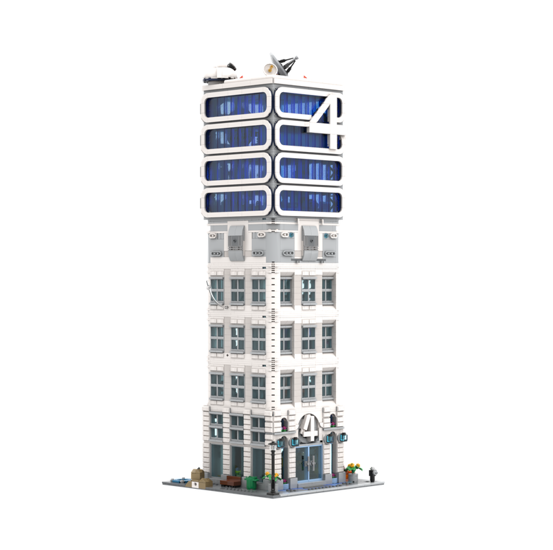 LEGO MOC Fantastic 4 Modular Baxter Building - Classic Space Academy by ...