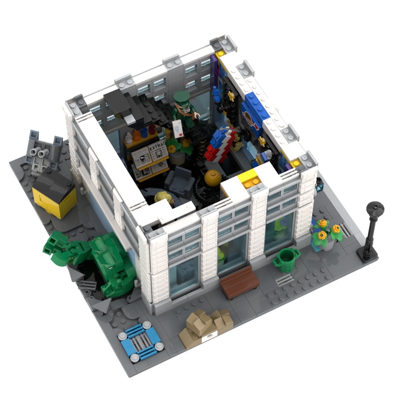 LEGO MOC Fantastic 4 Modular Baxter Building - Classic Space Academy by ...