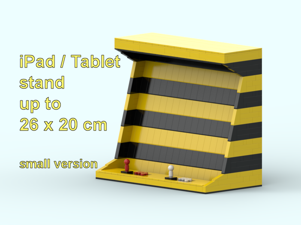 LEGO MOC Arcade iPad/Tablet Stand small / Ständer Halter klein im BVB ...