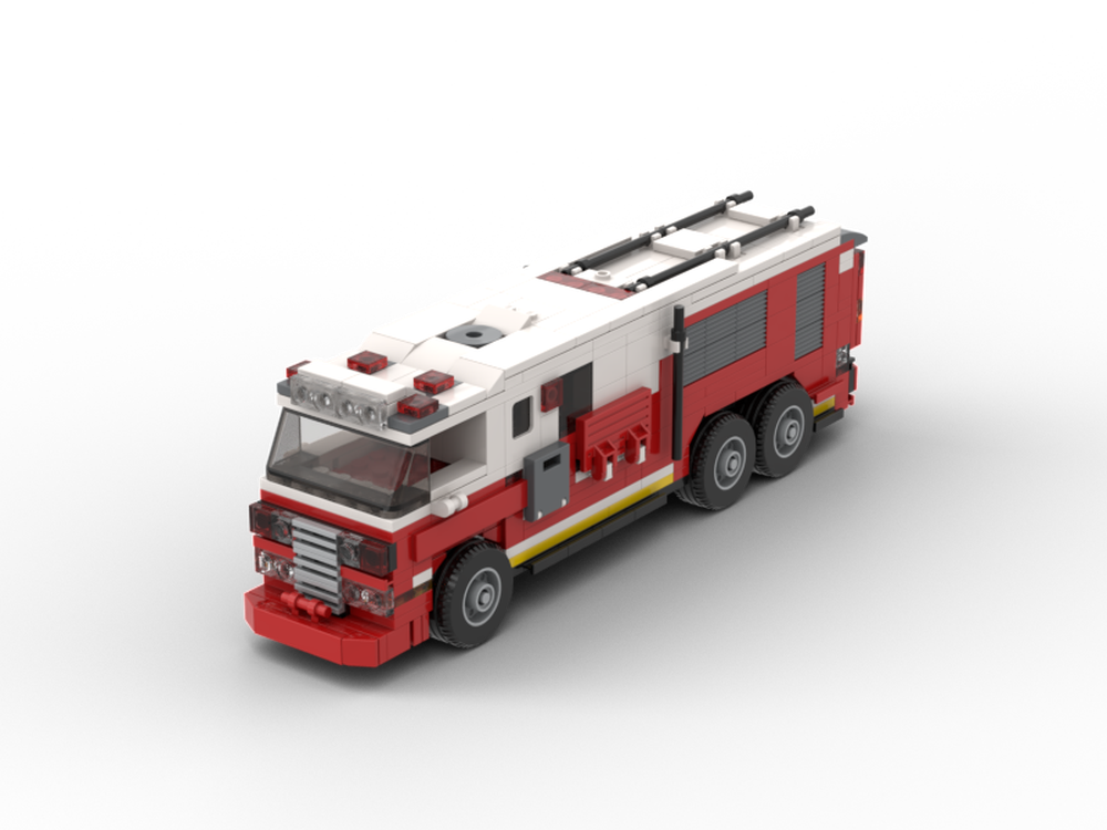 LEGO MOC Firetruck Rescue Squad Style by The_nolans36 | Rebrickable ...