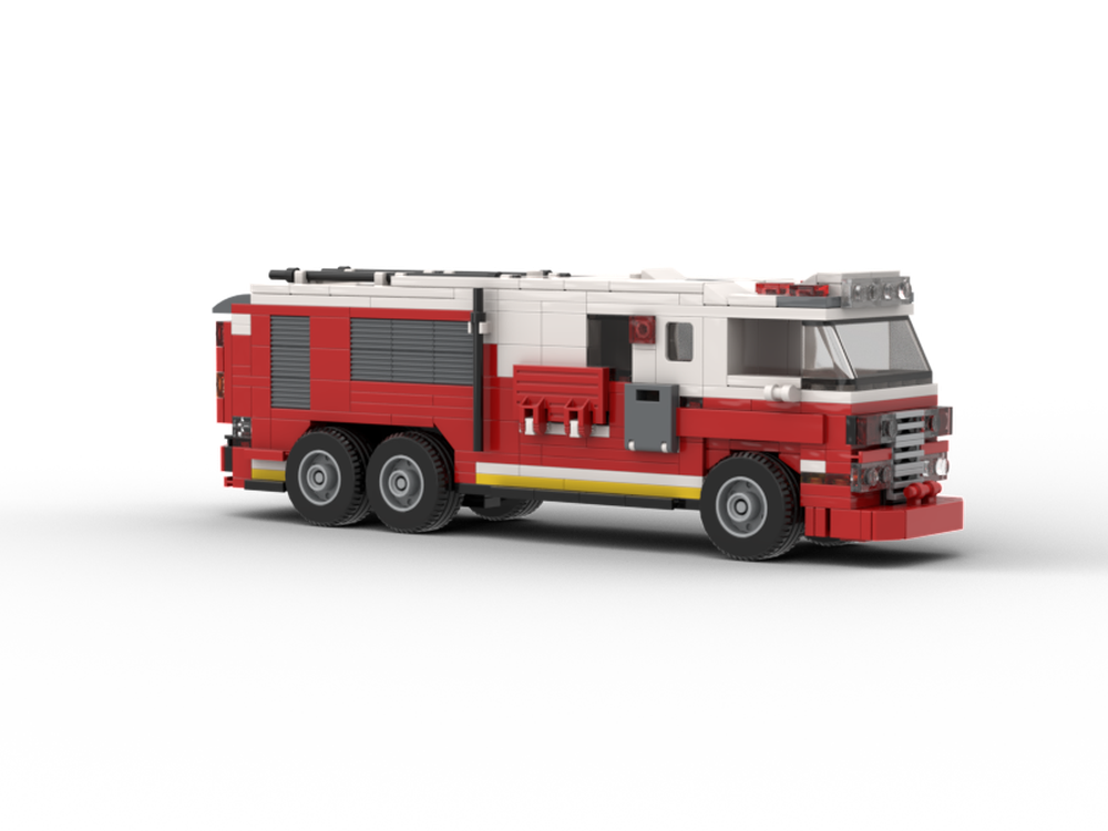 LEGO MOC Firetruck Rescue Squad Style by The_nolans36 | Rebrickable ...