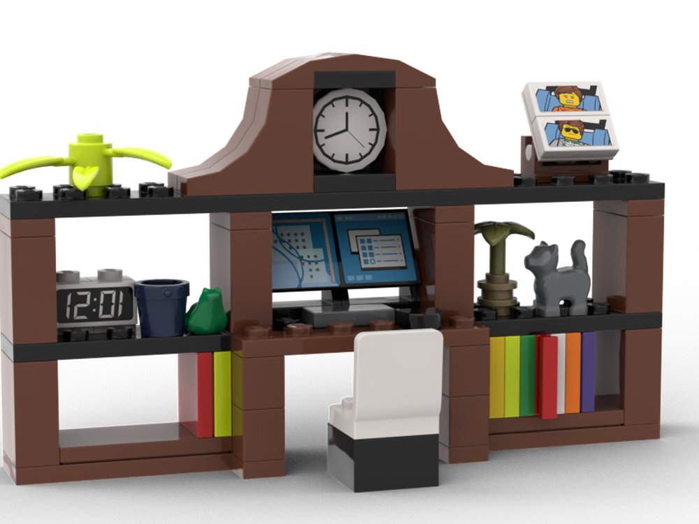 LEGO MOC Desk/Study by Littlehof5 | Rebrickable - Build with LEGO