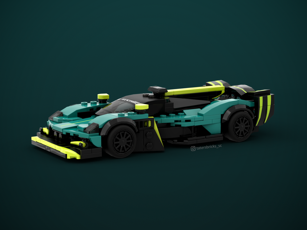LEGO MOC Aston Martin Valkyrie AMR Pro by Taters | Rebrickable - Build ...