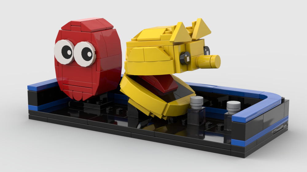LEGO MOC Pac-Man Diorama by almanich | Rebrickable - Build with LEGO