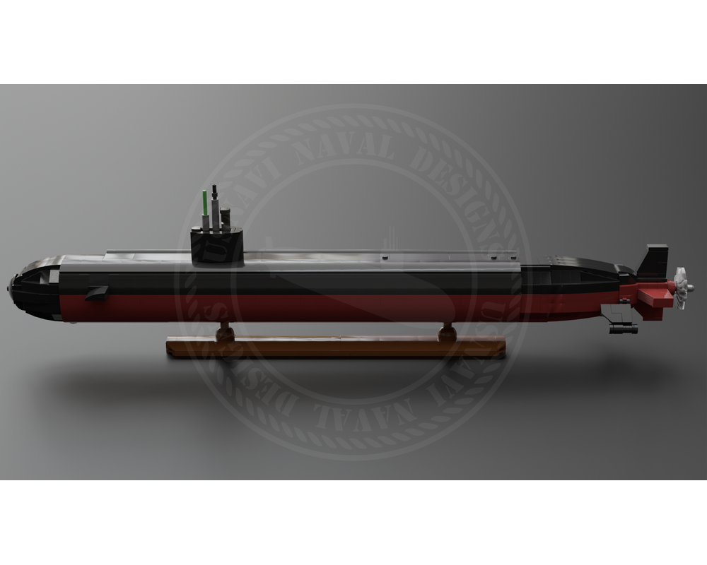 Lego Moc Los Angeles Class Submarine By Usnavi Rebrickable Build