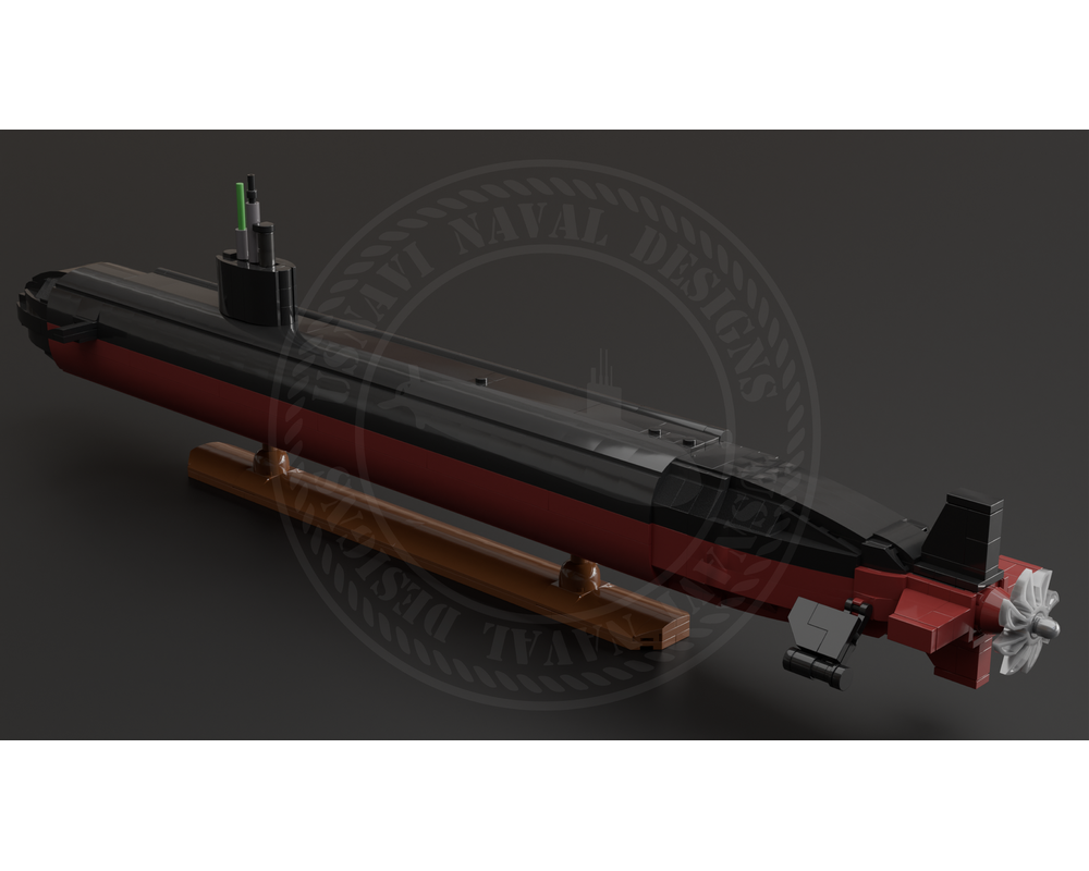 Lego Moc Los Angeles Class Submarine By Usnavi Rebrickable Build