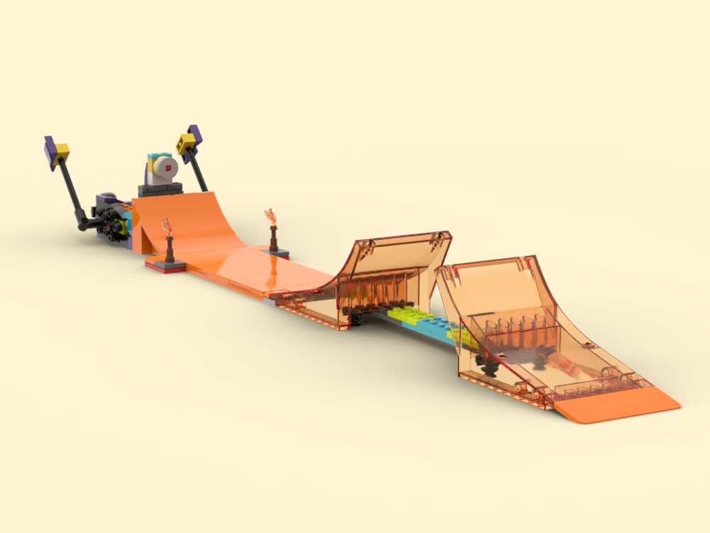 LEGO MOC stuntz super jump course by the platnium brick | Rebrickable ...