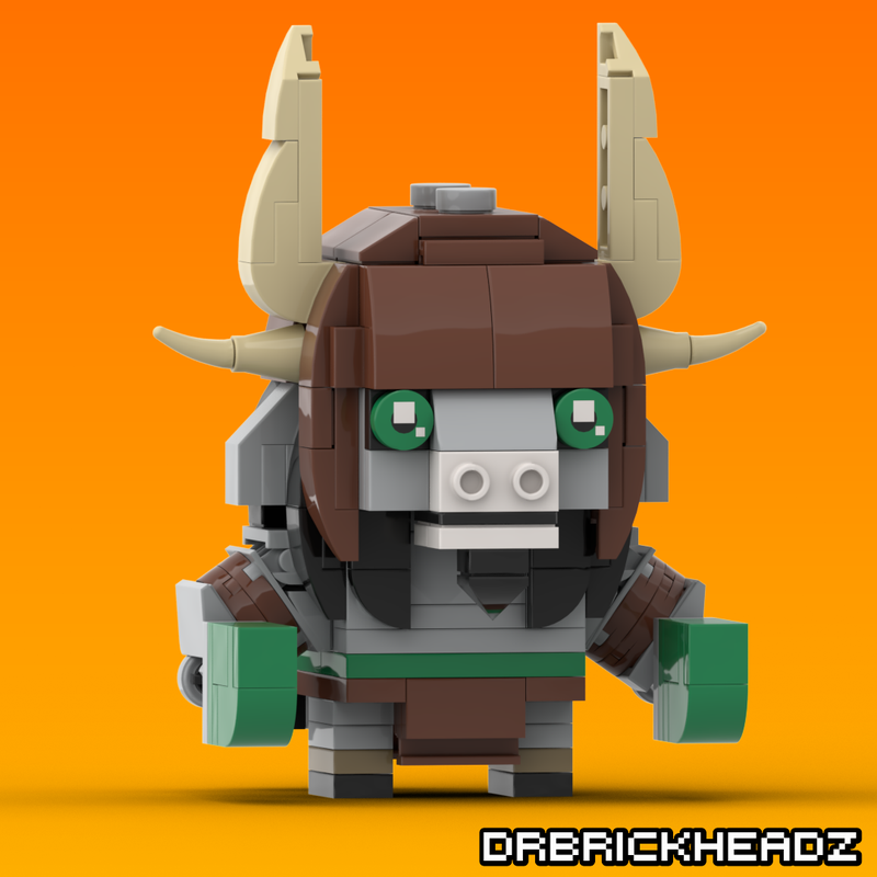 LEGO MOC General Kai (Kung Fu Panda) Brickheadz by DrBrickheadz ...