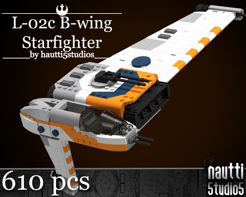 LEGO MOC L-02c B-wing Starfighter by hautti5 | Rebrickable - Build with ...