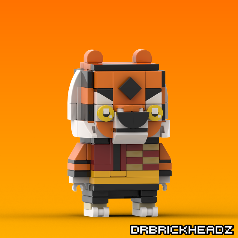 LEGO MOC Tigress (Kung Fu Panda) Brickheadz by DrBrickheadz ...