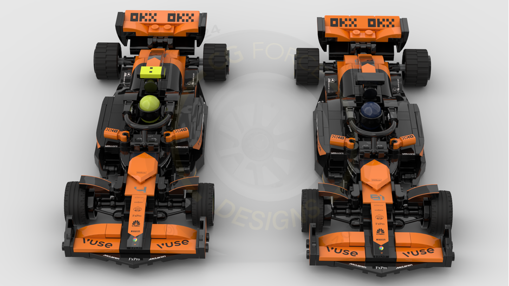 LEGO MOC F1 McLaren MCL38 by CGForceDesigns | Rebrickable - Build with LEGO