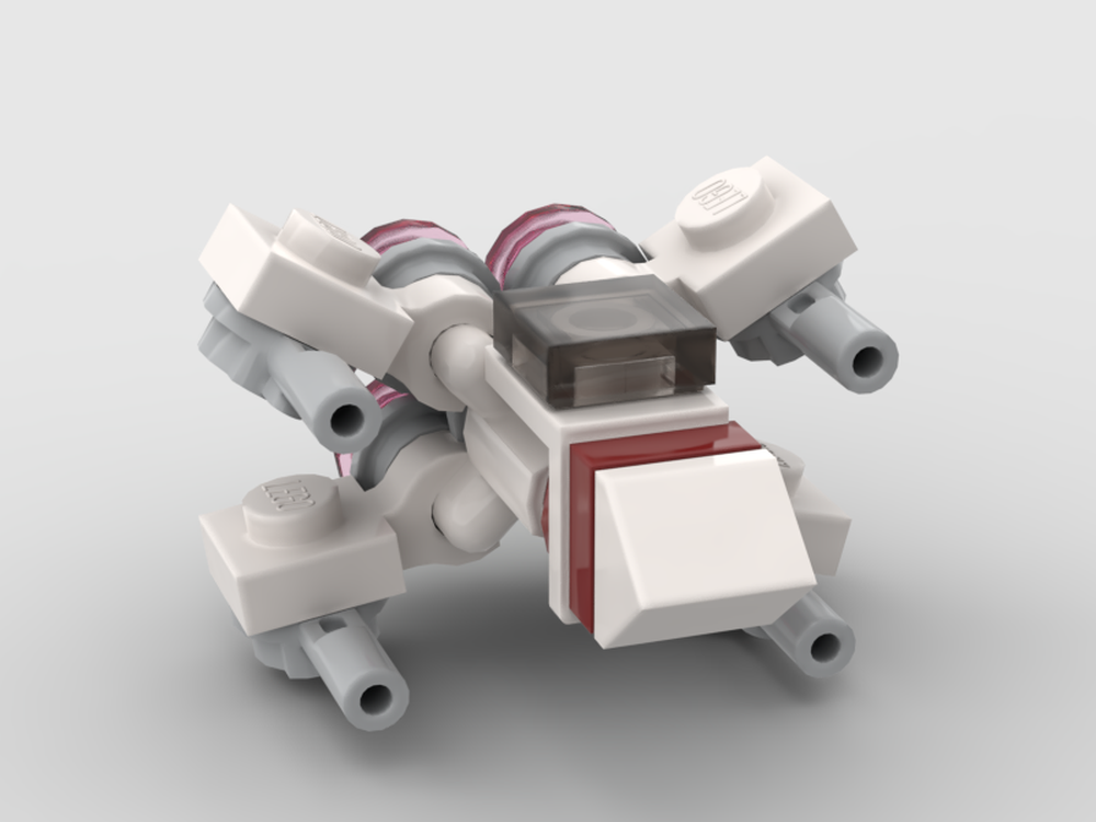 LEGO MOC Nanoscale X-Wing (UCS Star Destroyer Scale) by VoidCommander ...