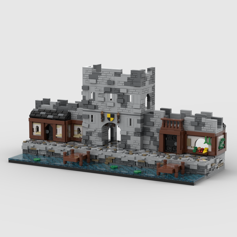 LEGO MOC Medieval Harbour by brickcraftnexus | Rebrickable - Build with ...