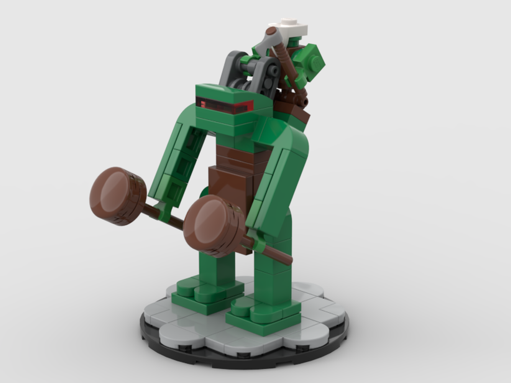 LEGO MOC Lego Orruk Kruleboyz Breaka-Boss on Mirebrute Troggoth by ...