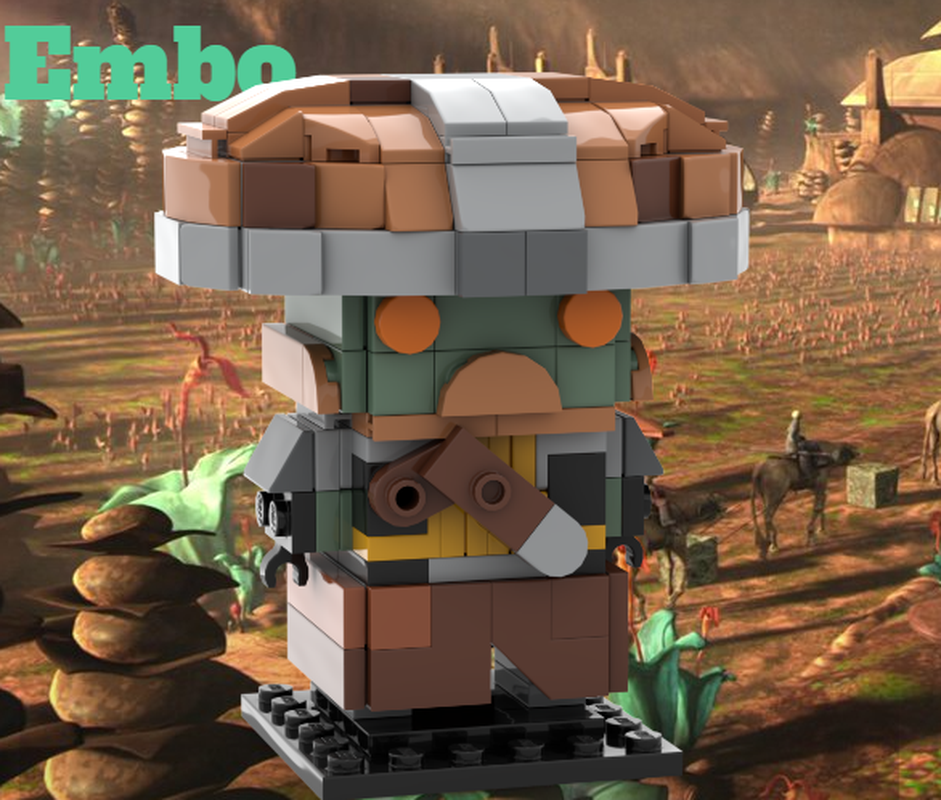 LEGO MOC Embo Brickheadz by Ant0noo | Rebrickable - Build with LEGO