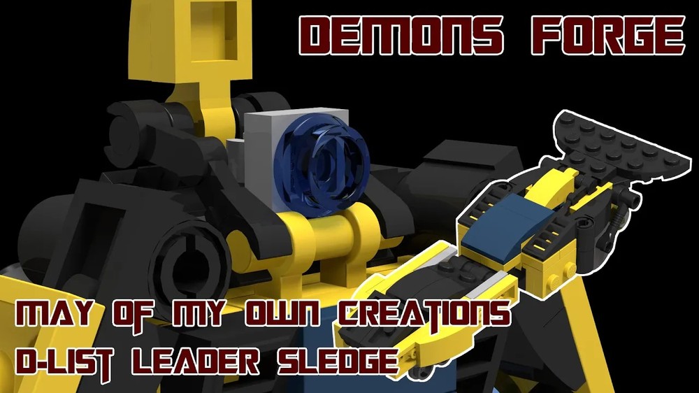 LEGO MOC D-List Leader Sledge by DemonsForge | Rebrickable - Build with ...