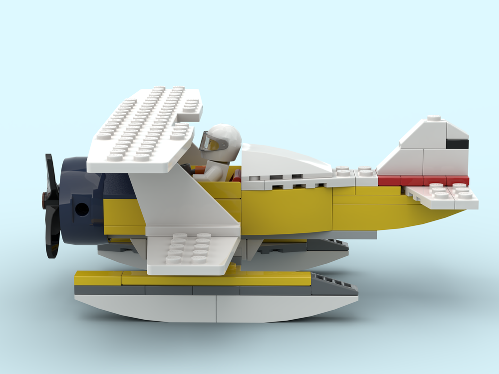 LEGO MOC Sea Biplane by Friendly Orc | Rebrickable - Build with LEGO