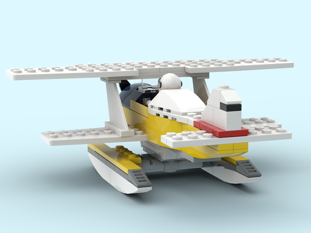 LEGO MOC Sea Biplane by Friendly Orc | Rebrickable - Build with LEGO