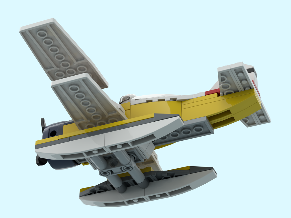 LEGO MOC Sea Biplane by Friendly Orc | Rebrickable - Build with LEGO