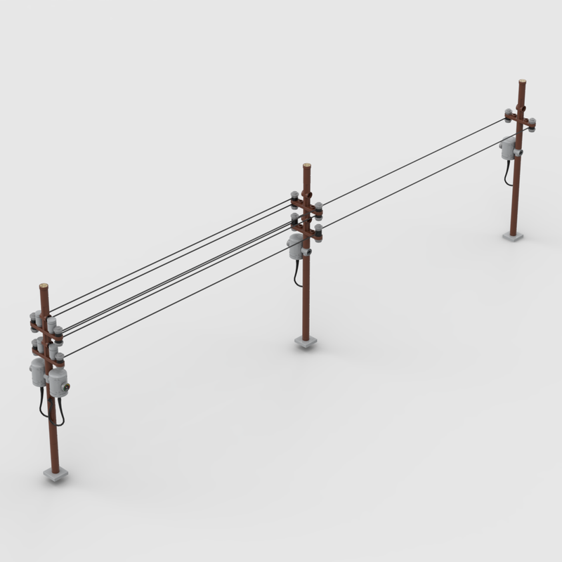 LEGO MOC Utility Poles/Electrical Poles by BrickMind | Rebrickable ...