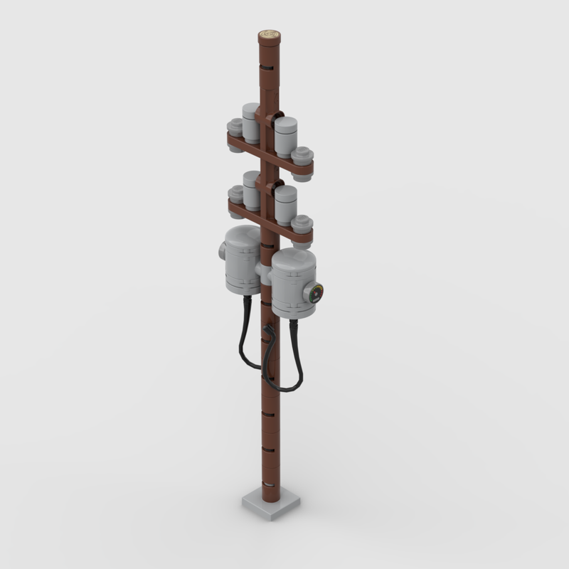 LEGO MOC Utility Poles/Electrical Poles by BrickMind | Rebrickable ...