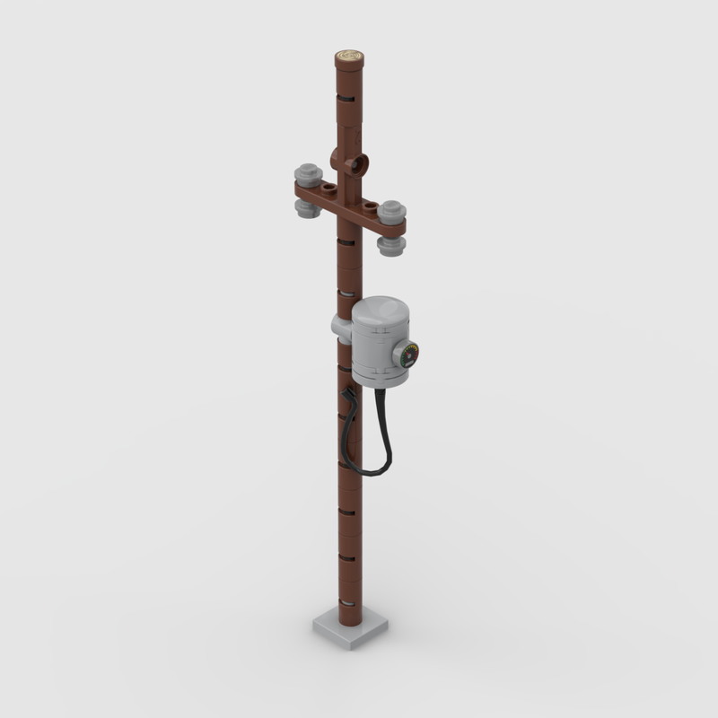 LEGO MOC Utility Poles/Electrical Poles by BrickMind | Rebrickable ...