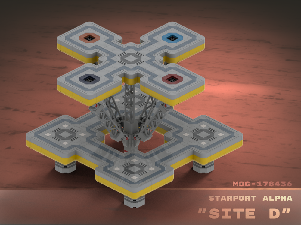 LEGO MOC Starport Alpha: "Side D" by brampf | Rebrickable - Build with LEGO