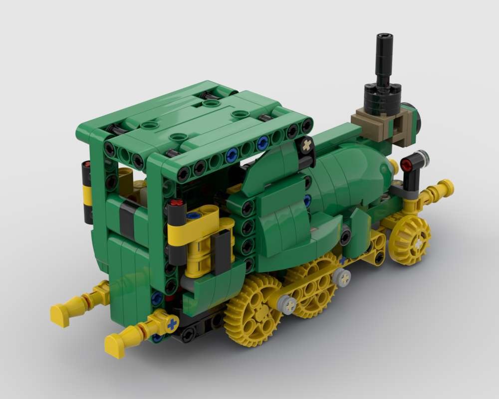 LEGO MOC Locomotive 1890 Motala 42168 Alternative by ErikGS | Rebrickable - Build with LEGO