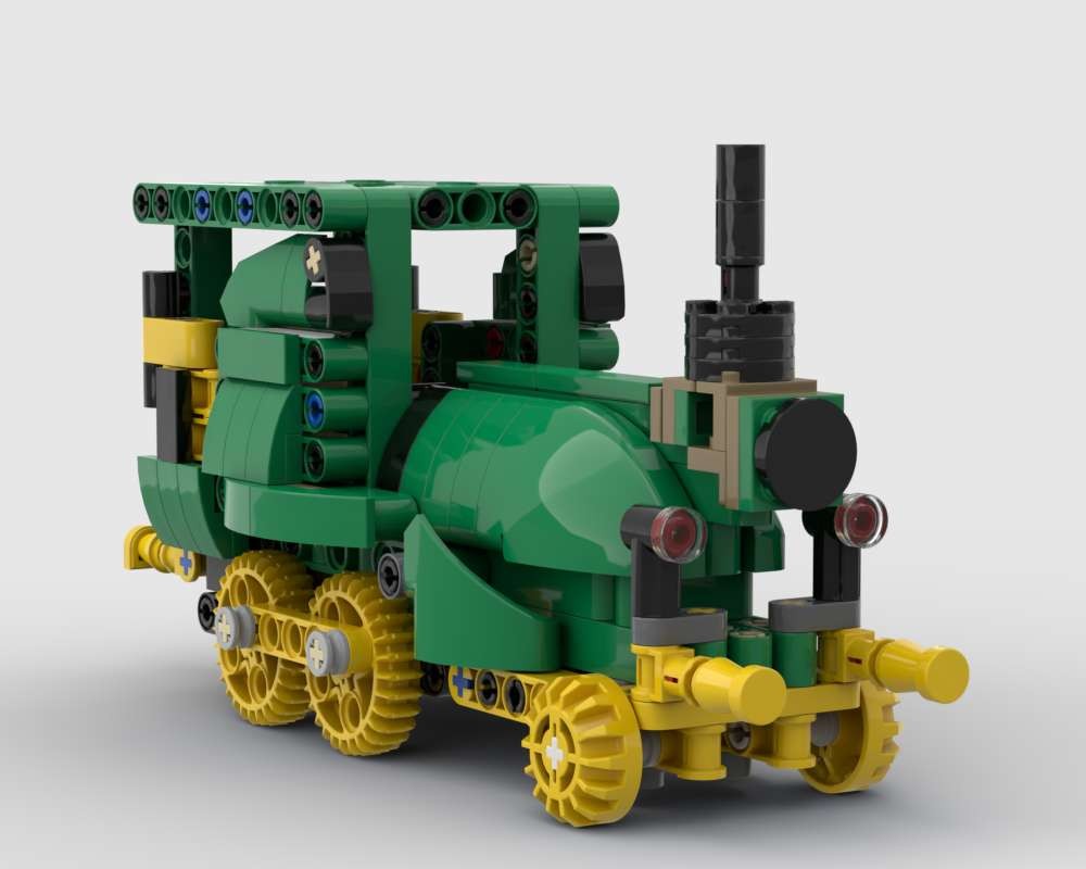 LEGO MOC Locomotive 1890 Motala 42168 Alternative by ErikGS | Rebrickable - Build with LEGO