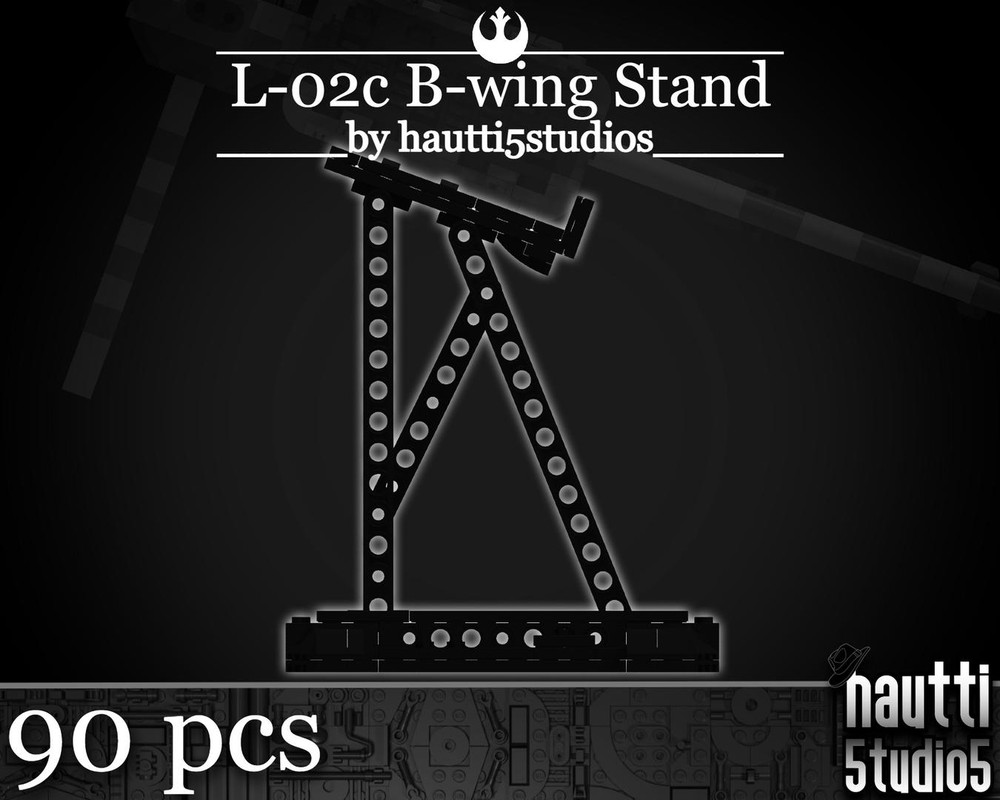 LEGO MOC L-02c B-wing Stand by hautti5 | Rebrickable - Build with LEGO