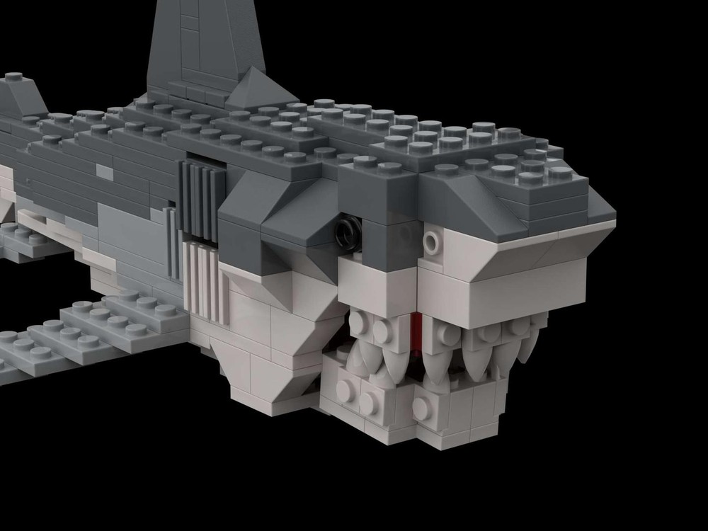 LEGO MOC Great White Shark by BrickBro420 | Rebrickable - Build with LEGO