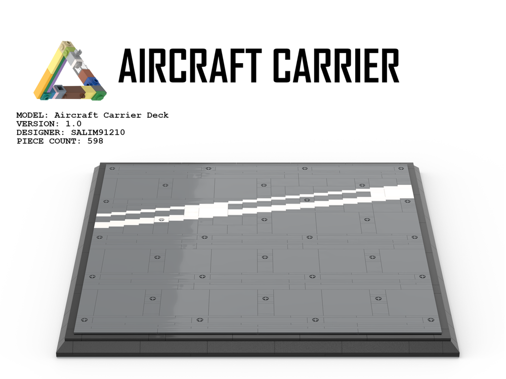 LEGO MOC Aircraft Carrier Deck by salim91210 | Rebrickable - Build with ...