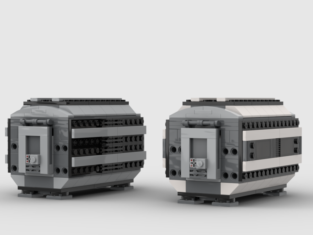 LEGO MOC Module: Med pod and small Barrack for my Imperial Heavy ...