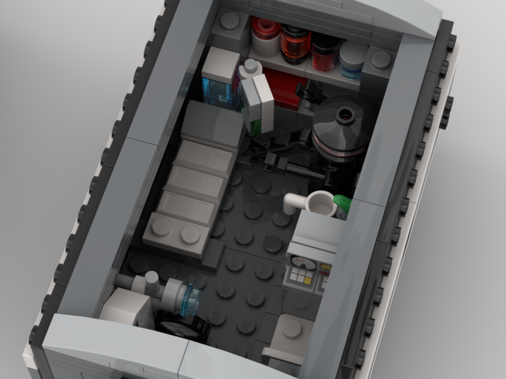 LEGO MOC Module: Med pod and small Barrack for my Imperial Heavy ...