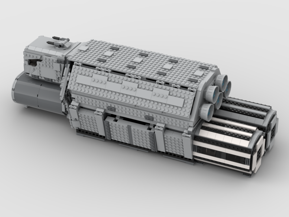 LEGO MOC Module: Med pod and small Barrack for my Imperial Heavy ...