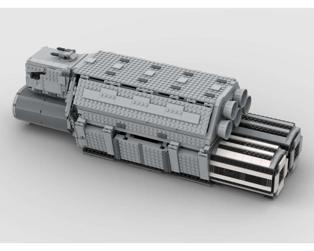 LEGO MOC Module: Med pod and small Barrack for my Imperial Heavy ...