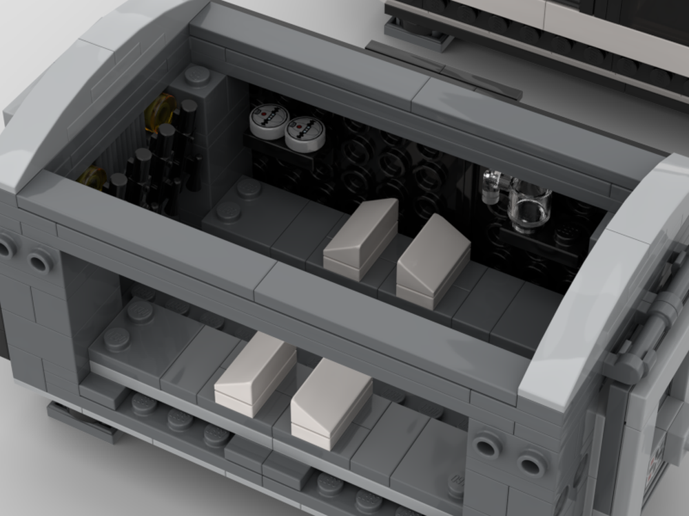 LEGO MOC Module: Med pod and small Barrack for my Imperial Heavy ...