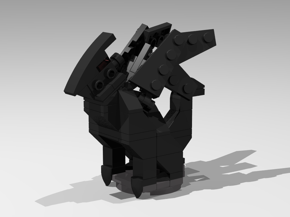 LEGO MOC Large Dragon Statue by KaiNeilius | Rebrickable - Build with LEGO